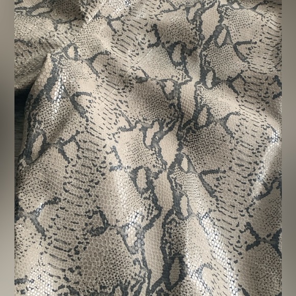Margaret M | Jeans | Python Print Leather Pants By Margaretm Looks Like Real Snakeskin S8 | Poshmark
